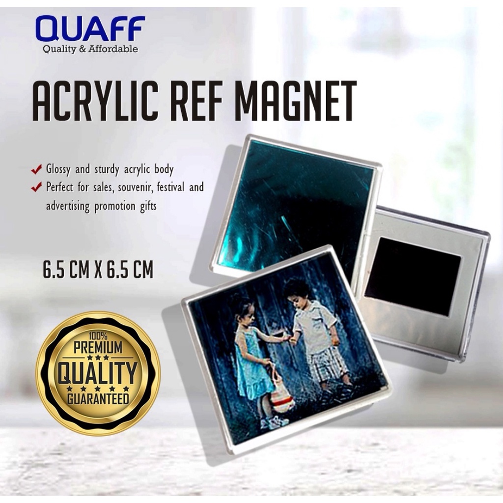 QUAFF Acrylic Ref Magnet / Acrylic Keychain / Photo Insert Keychain ...
