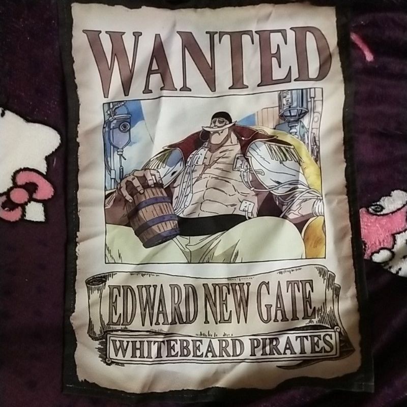 Anime One Piece Cloth Poster Edward New Gate | Shopee Philippines
