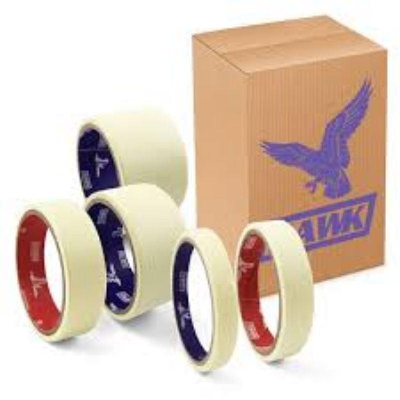 MASKING TAPE 12/18/24 MM BY 5'S (HAWK) | Shopee Philippines