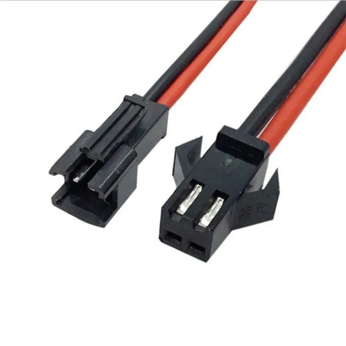 New 10Pairs 30cm JST SM Auto Connector Terminal Wire Plug Male to ...