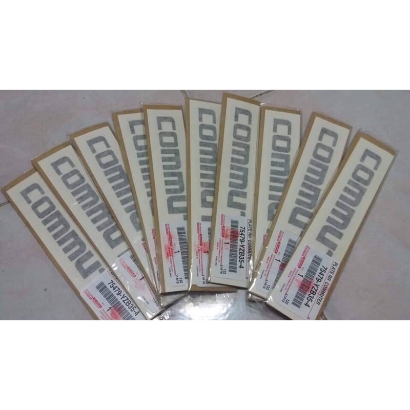 Authentic Commuter Van Stickers Beautiful Centers Match Model | Shopee ...