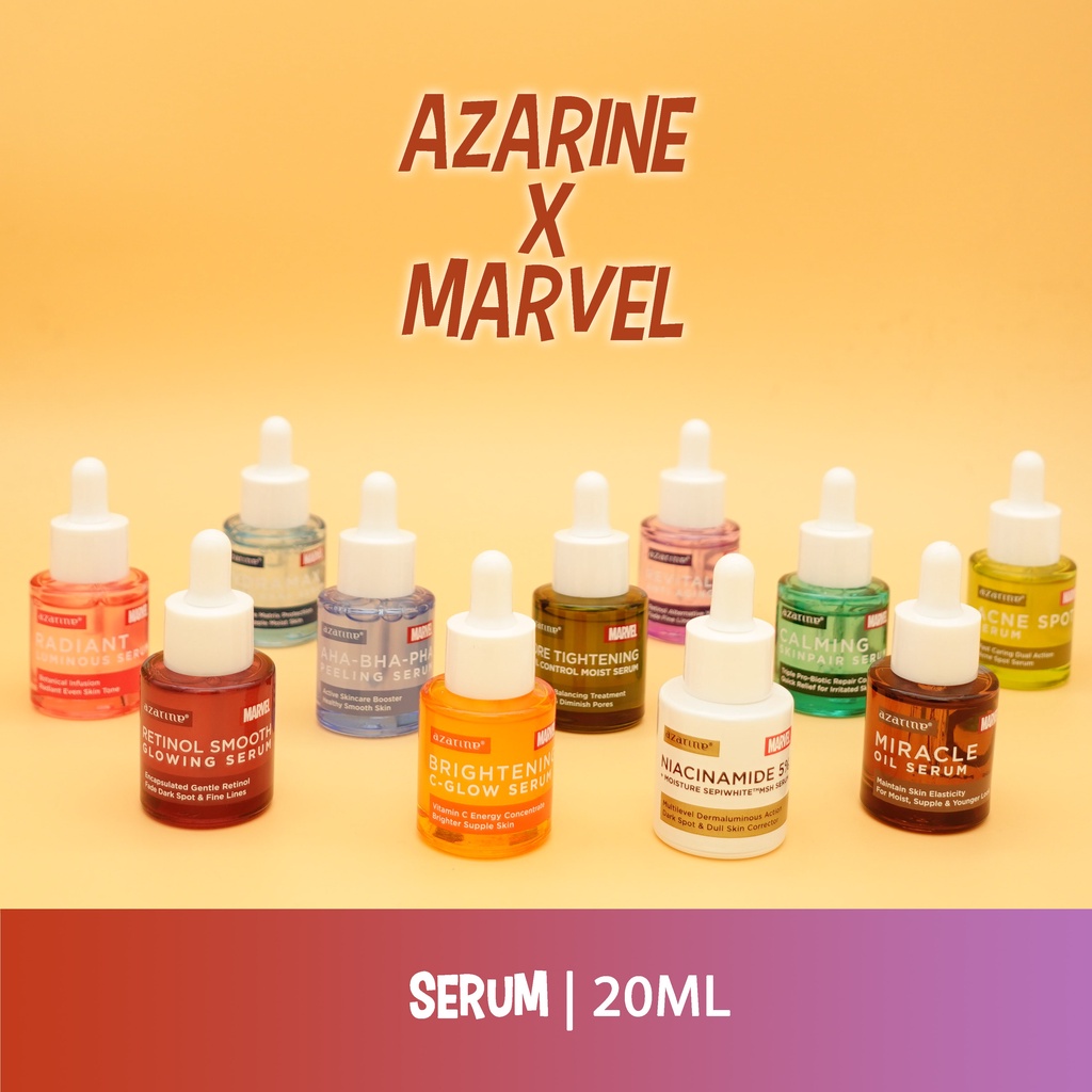 Azarine X Marvel Serum Series Acne Spot Serum Peeling Exfoliating ...