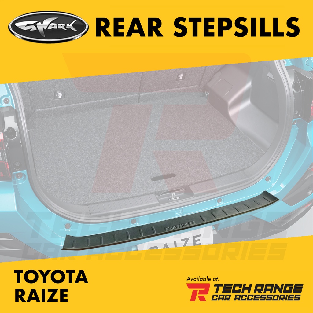 Toyota Raize Shark Rear Step Sill / Bumper Guard / Stepsill | Shopee ...