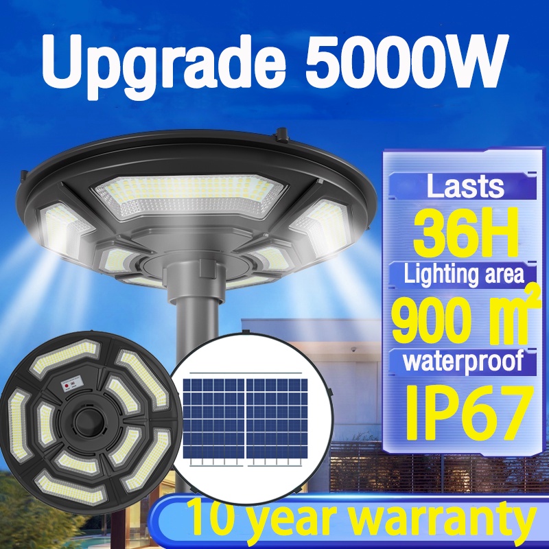 30 Year Warranty solar street light UFO solar light IP67 outdoor ...