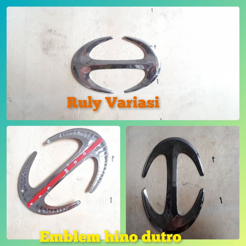 Hino Dutro Car Logo Emblem Chrome Grill Emblem | Shopee Philippines