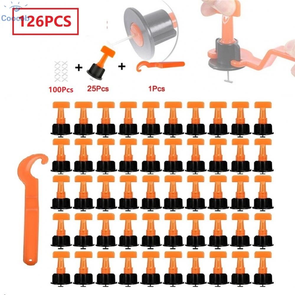 126 Reusable Tile Leveling System Wall Floor Tile Leveler Spacers With Wrench Shopee Philippines