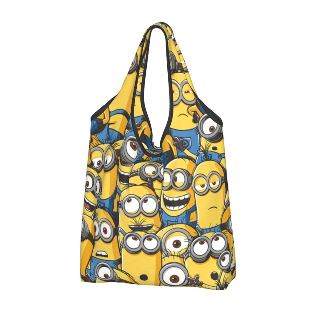 Minions Shopping Bags Reusable Grocery Tote Bags XLarge 50LBS Ripstop ...