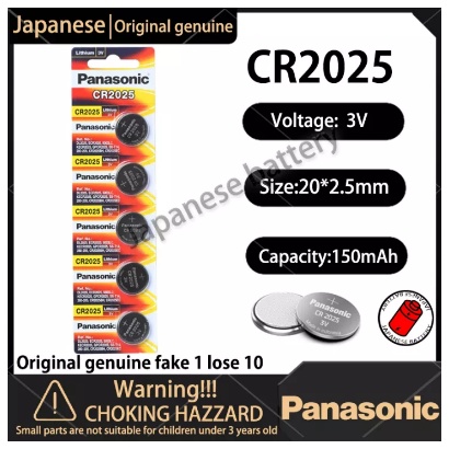 Panasonic CR2025 2025 Lithium Coin Cell Button Battery 3V 3 Volts | Shopee Philippines