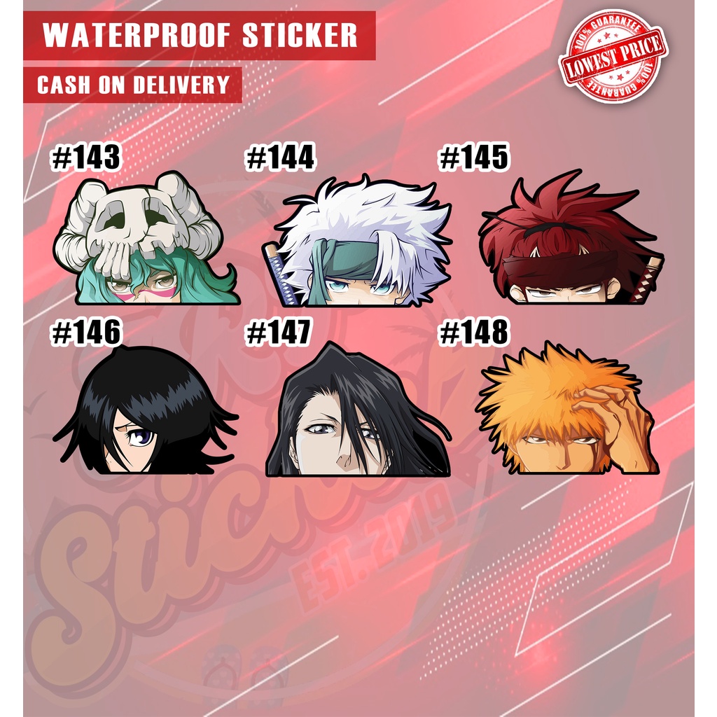 Bleach PEEKER Waterproof Stickers | Shopee Philippines