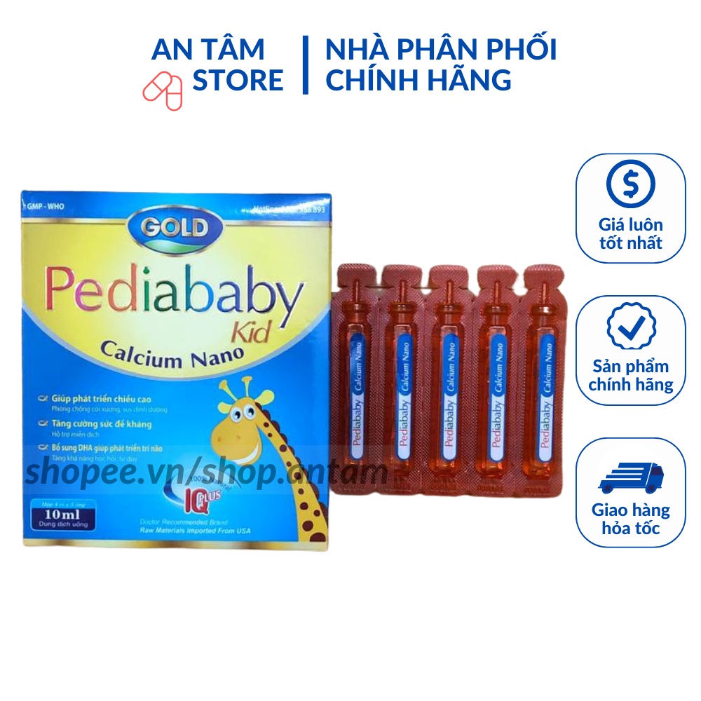 Pediababy kid gold Calcium Nano Calcium Supplement Syrup (Box Of 20 ...