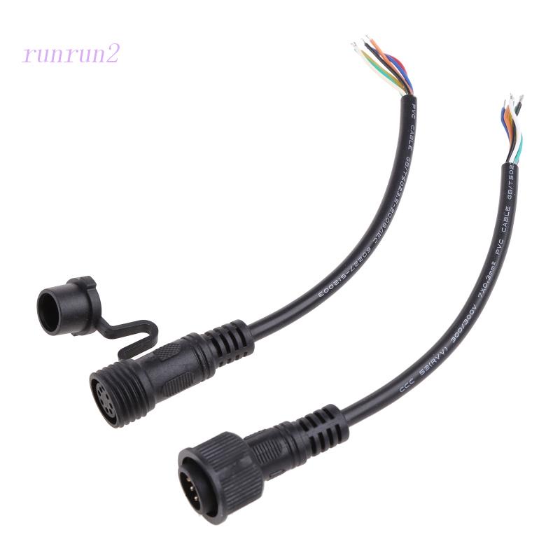 RUN Rubber Industrial Male & Female Plug Socket 2/3/4/5/6/7/8P Wall ...