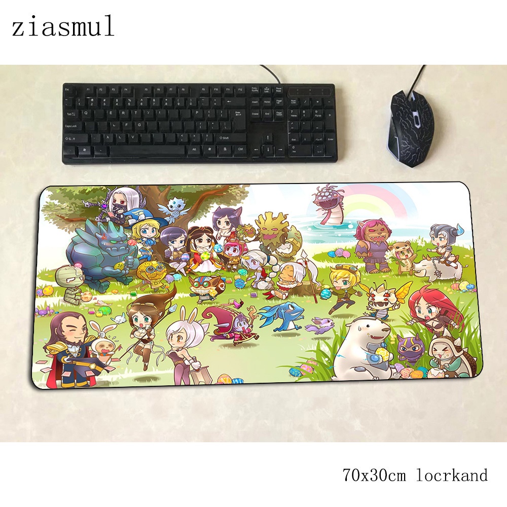 teemo mats 700x300x3mm Personality gaming mouse pad big keyboard ...