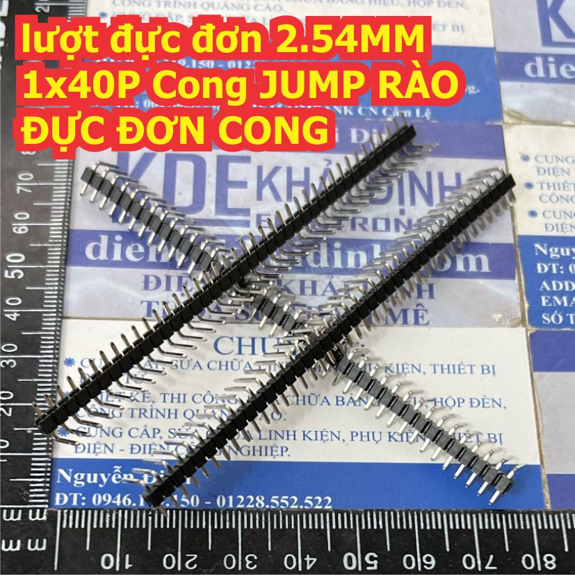 20 single male turn 2.54MM 1x40P Curved JUMP SINGLE CURVED MALE FENCE ...