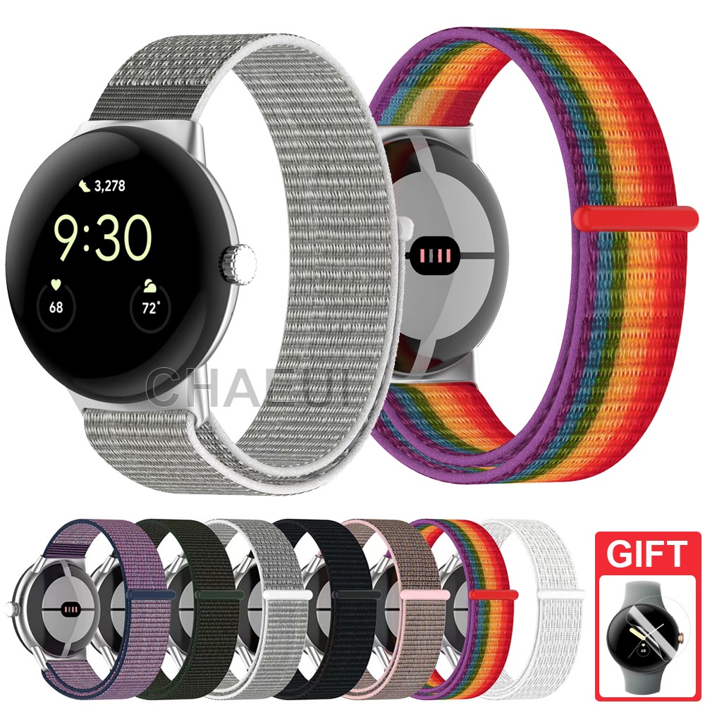 Nylon Strap Breathable Band Replacement Bracelet for Google Pixel Watch ...