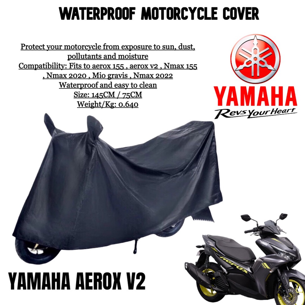 Yamaha aerox v2 Motor cover universal compatible to all motors BIG ...