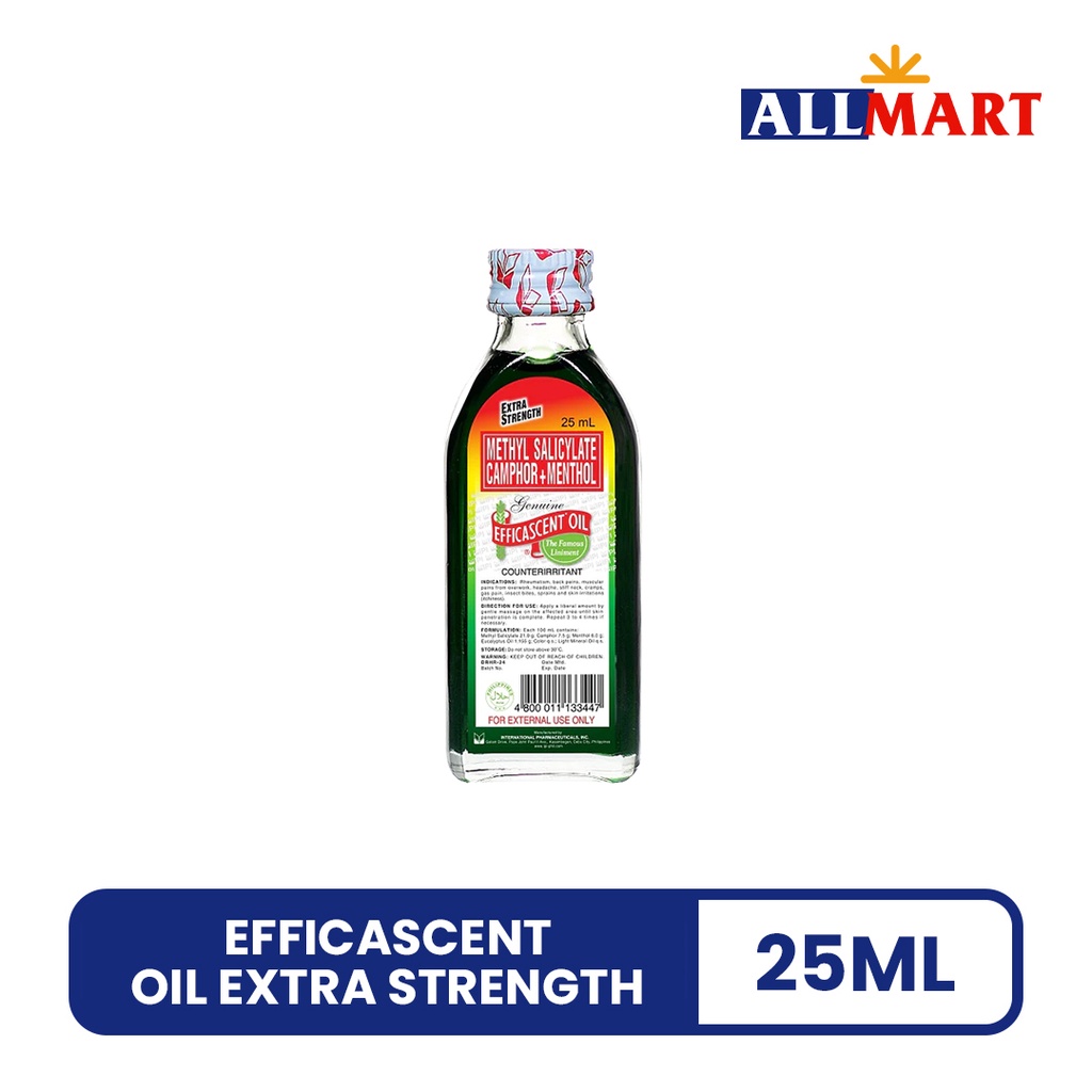 Efficascent Oil Regular 25ml - AllMart Online Grocery | Shopee Philippines