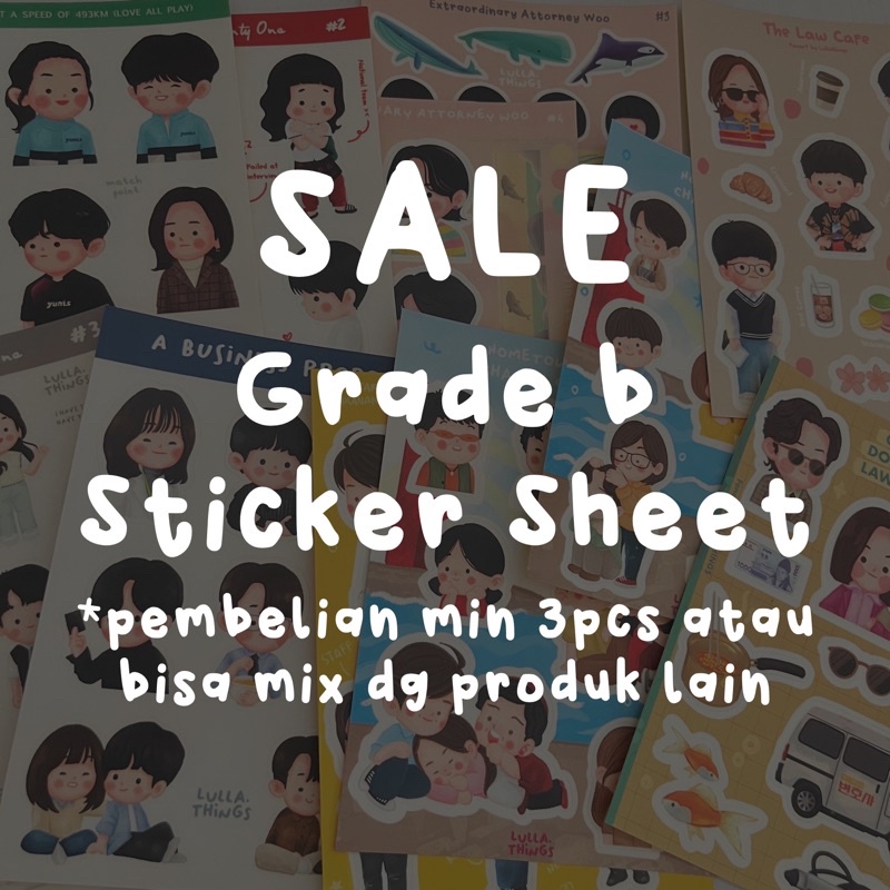 Minor Defect Sticker Sheet | Shopee Philippines