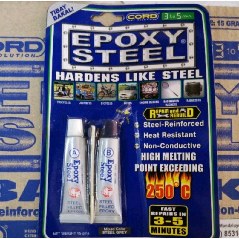 Epoxy steel 15 grams small | Shopee Philippines