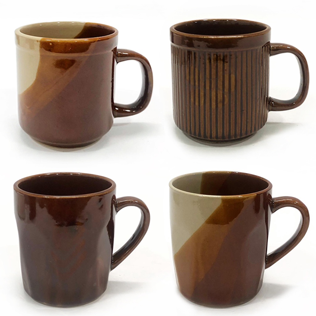[CH] BROWN MUG Coffee cup ZEBRA MUG ASST DESIGN CERAMICMUG, cheap cups ...