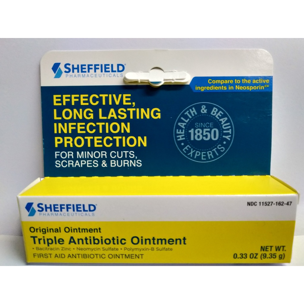 Dr. Sheffield's Sheffield Triple Antibiotic Ointment .33 Ounce 9 gram ...