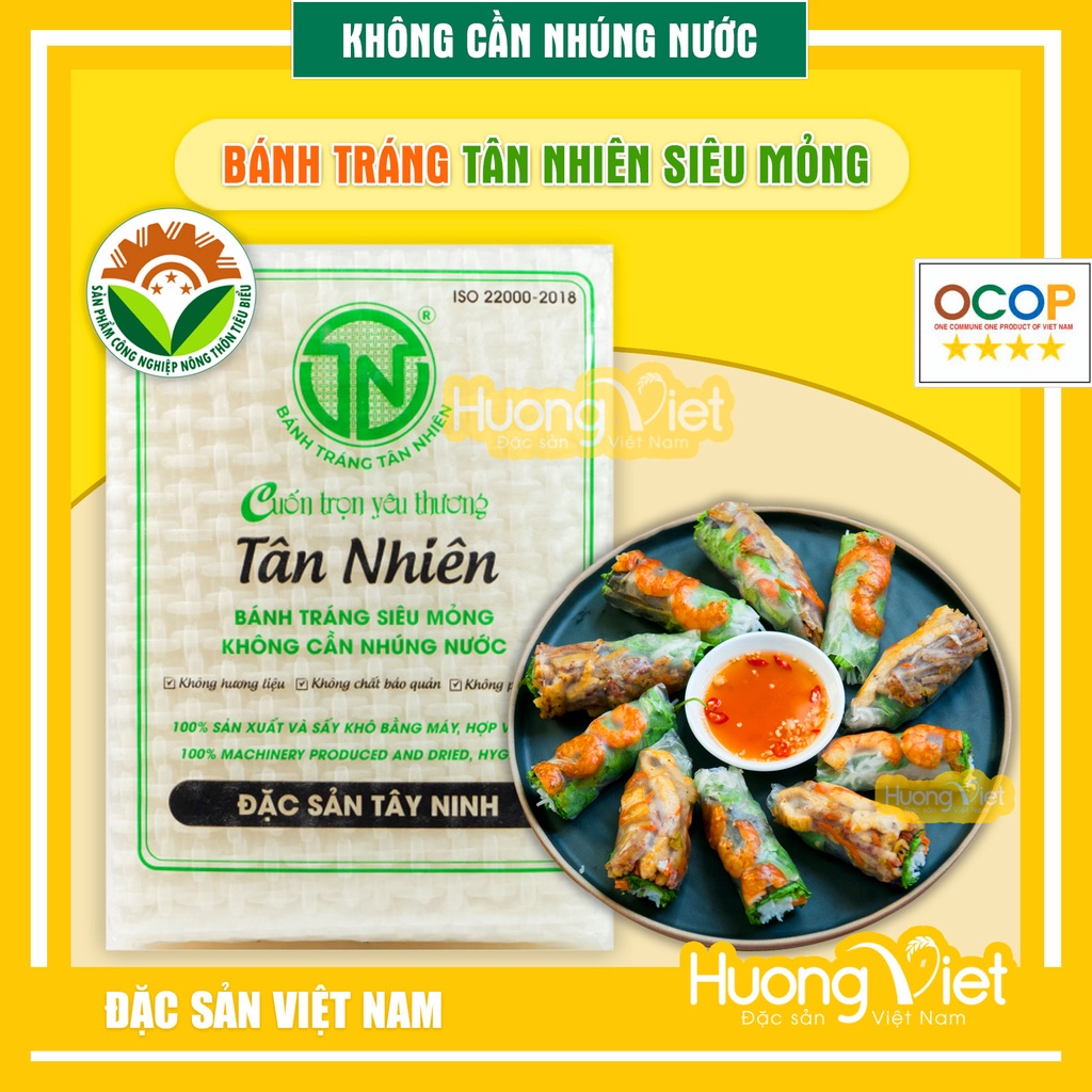 Tan Nhien rice paper 450G super thin rice paper for spring rolls, rice ...