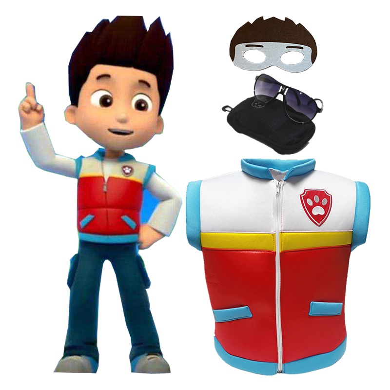 Kids Paw Patrol Costume Ryder Vest Cosplay New Year Halloween Children ...