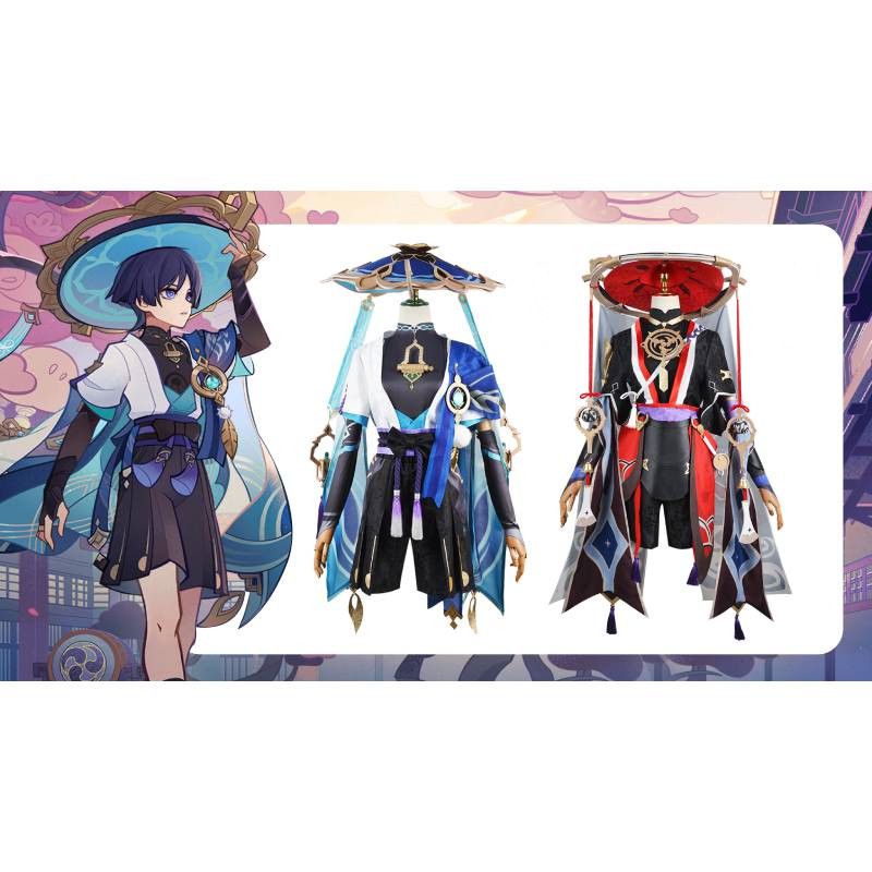 Genshin Impact Polyester Kunikuzushiwanderer Wanderer Scaramouch ...