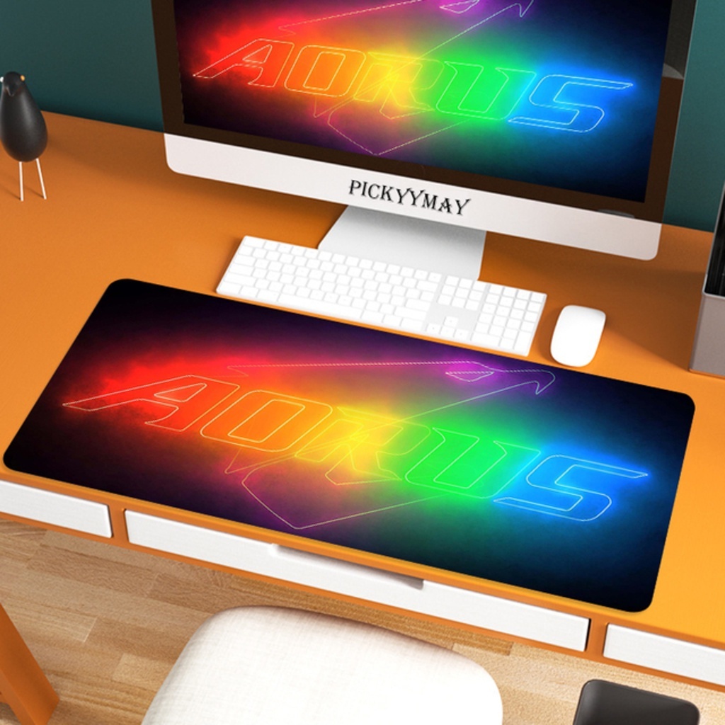 Aorus 90x40cm XL Lockedge Large Gaming Mouse Pad Computer Gamer CS GO ...