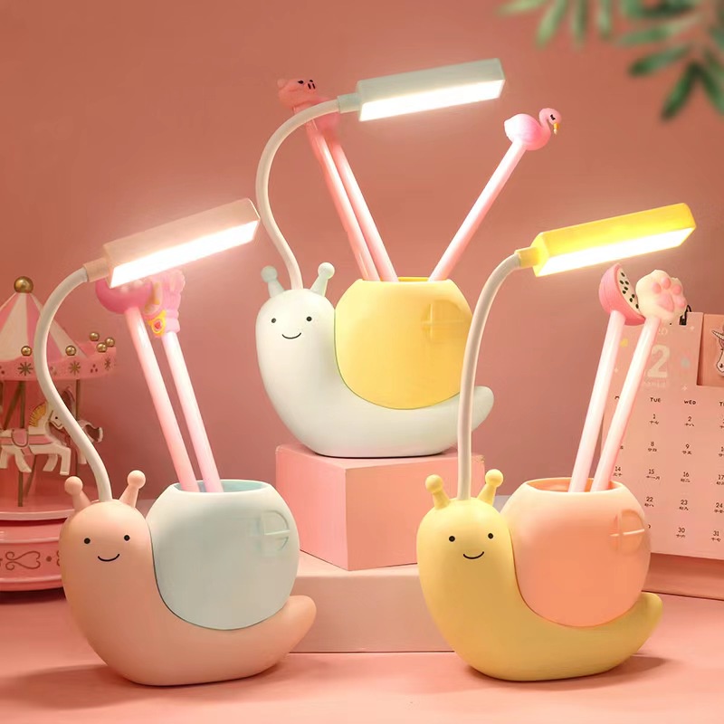 Nordic Snail Desk Lamp USB Charging LED Night Light/ Children's ...