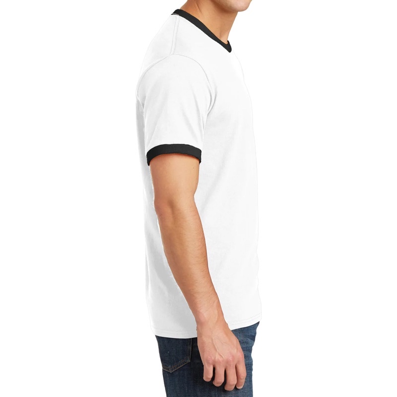Retro Classic Plain Ringer T-Shirt | Shopee Philippines