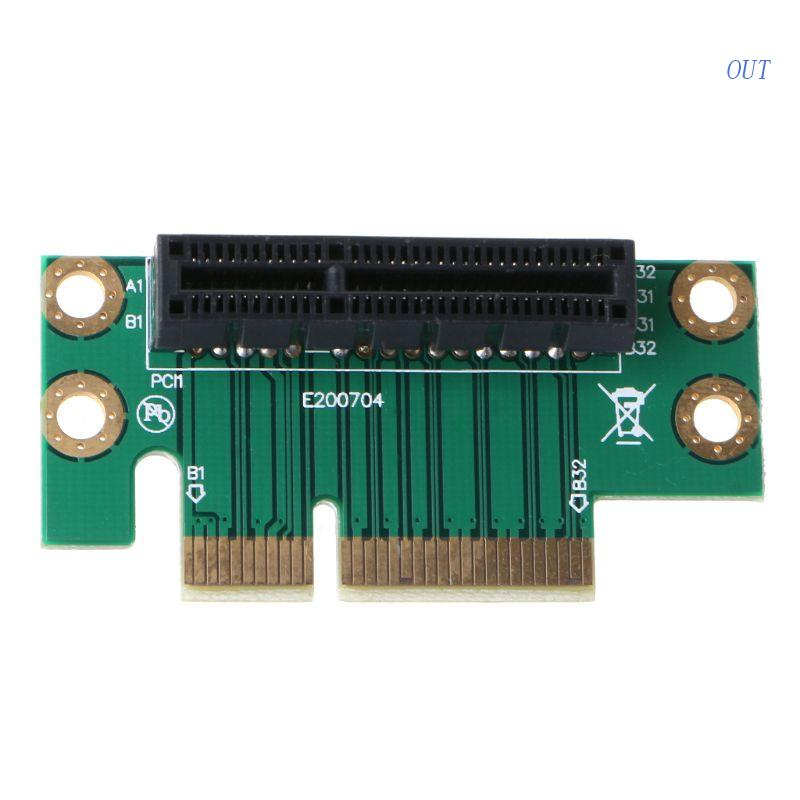 OUT PCI-E PCI Express X1 Adapter Riser Card PCI E PCIE X1 to X1 Slot ...