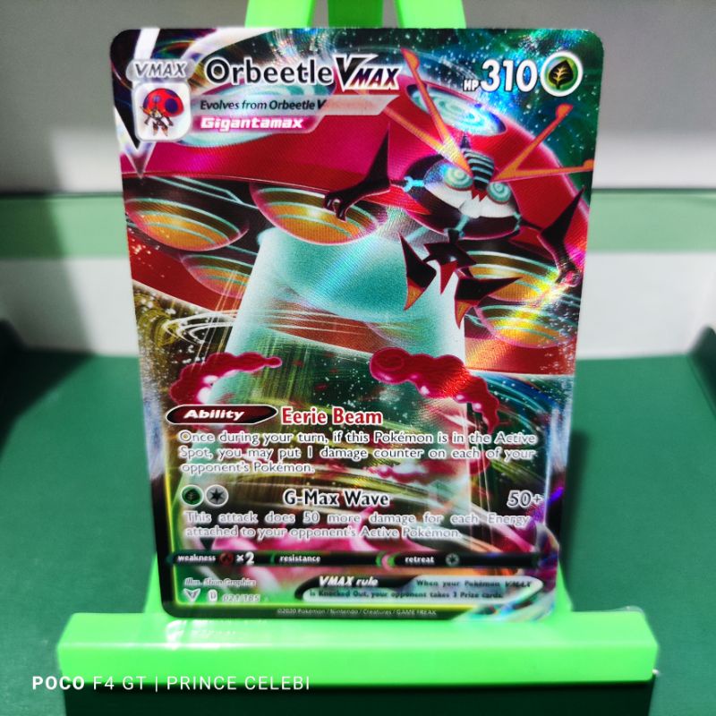 Pokemon TCG - Orbeetle Vmax | Shopee Philippines