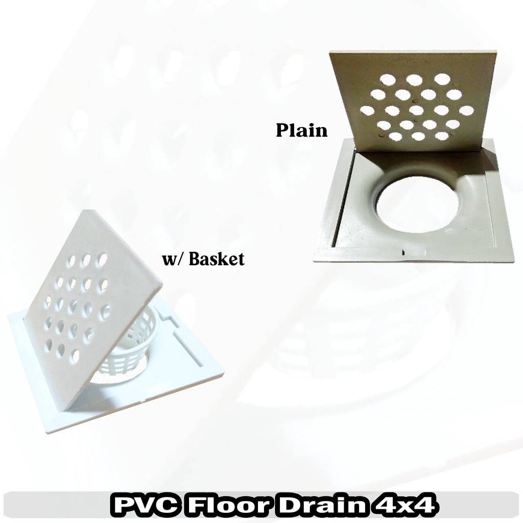 pvc floor strainer w/basket 4x4 | Shopee Philippines