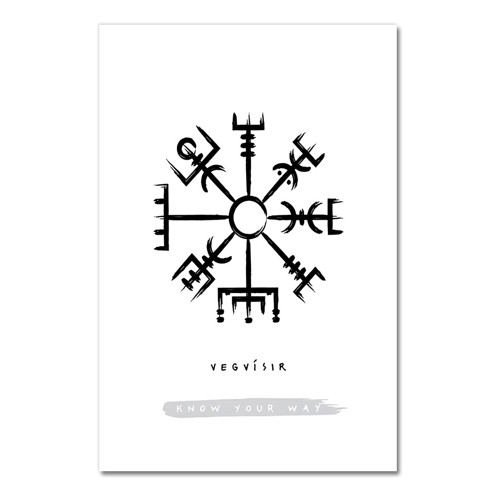 RUNES Posters and Prints Viking Scandinavian Old Norse Elder Futhark ...