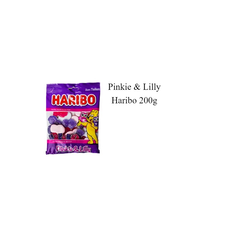 Haribo Pinkie & Lilly 200g Jelly Or Gummy Bear Brand Snack Snacks ...