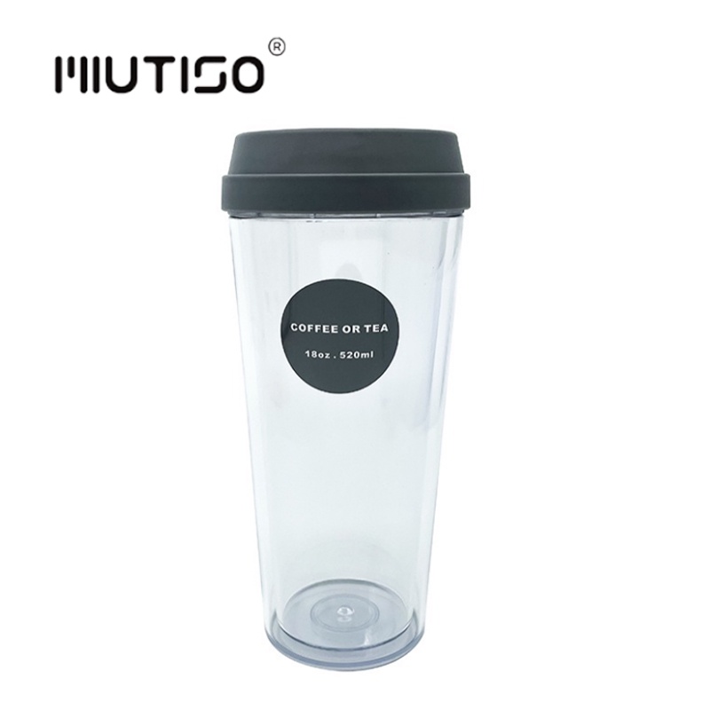 Miutiso Double-layer Coffee Cup 520ml | Shopee Philippines