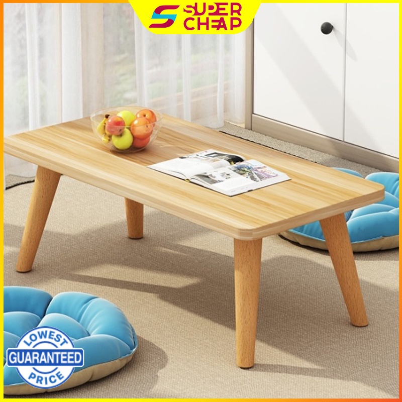 【COD】Wooden Table Bed Desk Tea Table Study Desk Small Desk（L60×W40× ...