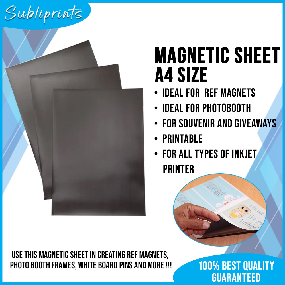 Magnetic Sheet A4 size HIGH QUALITY STRONG MAGNET | Shopee Philippines