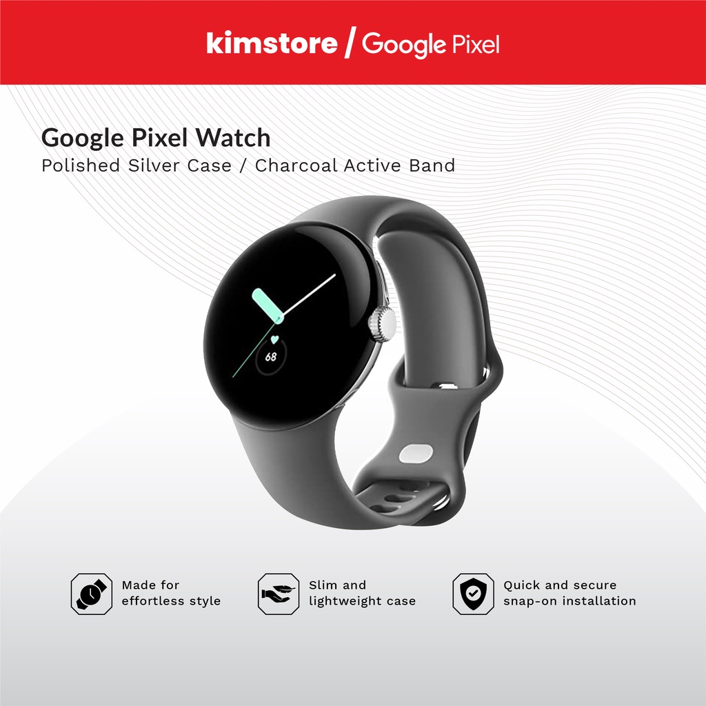 Google Pixel Watch Matte Black, Champagne Gold, Polished Silver ...