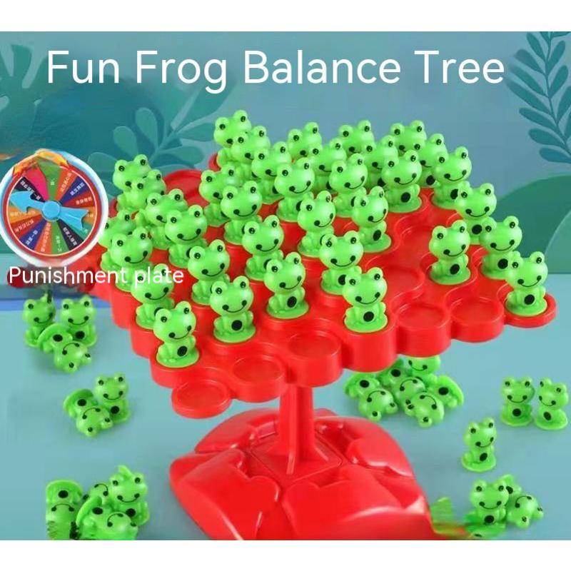 Spring Festival Gadget Game Frog Balance Tree Double Parent-child ...