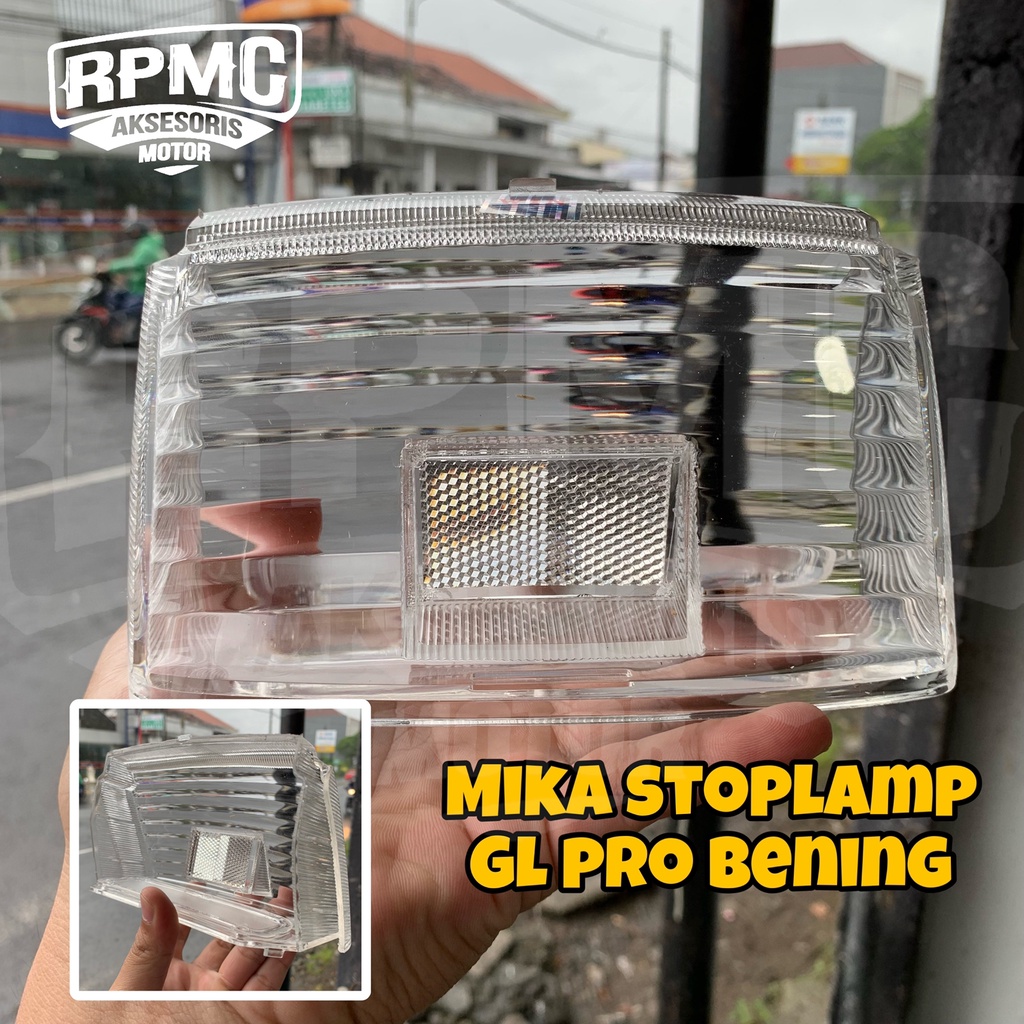 PUTIH Mika STOPLAMP Taillight GL PRO MAX Clear WIN Glass STOP White ...