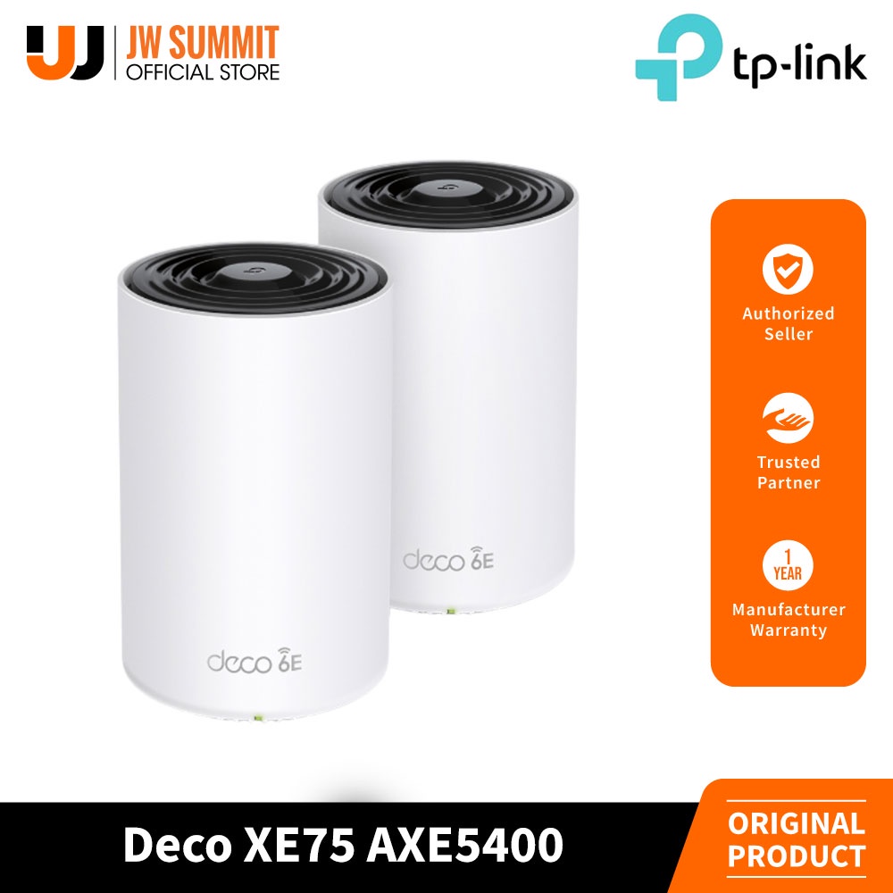 TP-Link Deco XE75 AXE5400 Tri-Band Mesh Wi-Fi 6E System (2-Pack) | Shopee Philippines