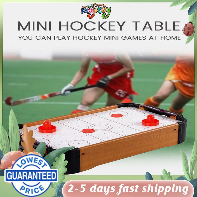 20 inches Tabletop Mini Air Hockey Table Set For Kids Battery Operated ...