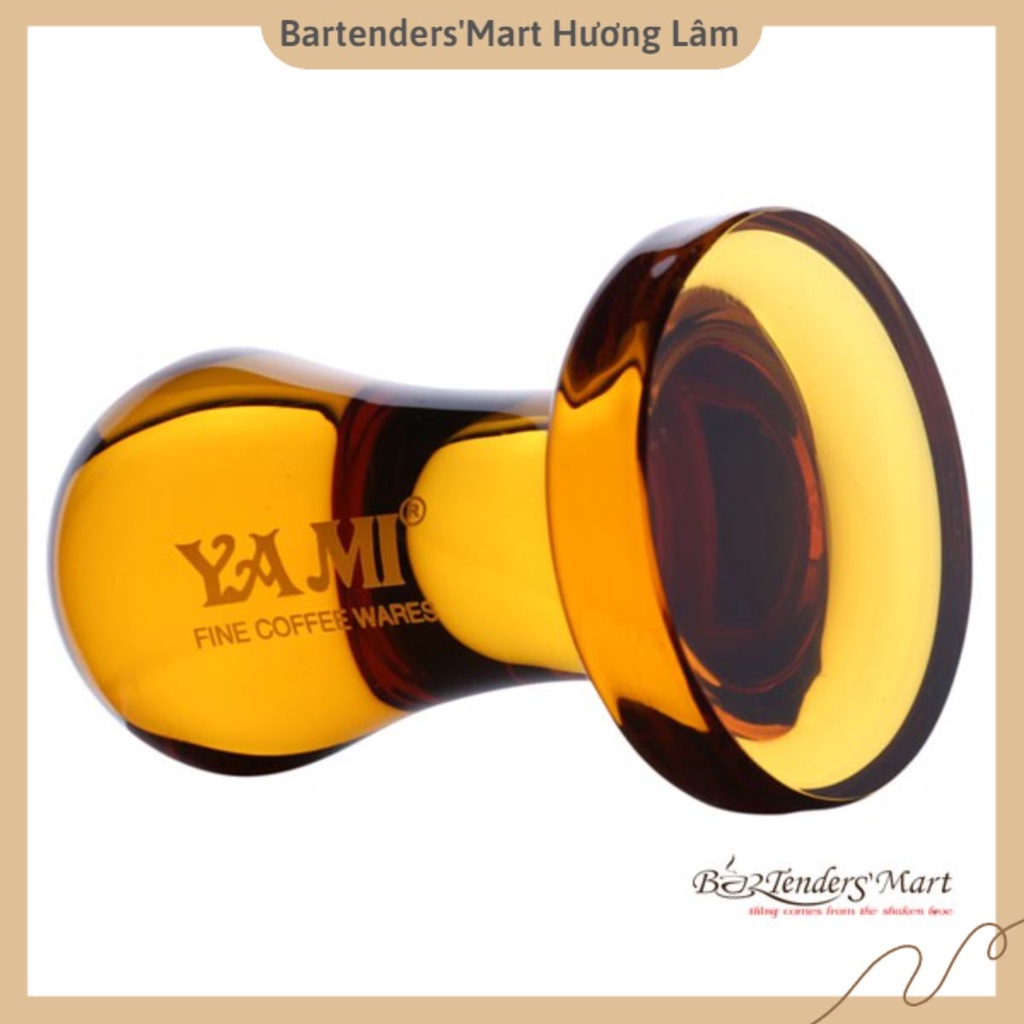 Yellow Glass Yami Coffee Tamper Compressed | Shopee Philippines