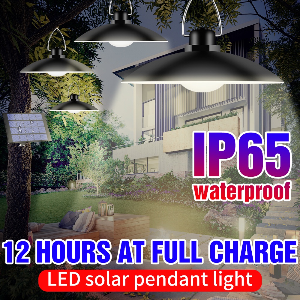 Solar Panel Light LED Spotlight 5V Solar Hanging Pendant Light IP65 ...