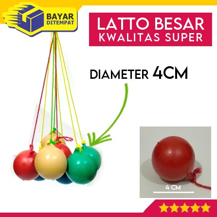 Latto Lato Toy LARGE JUMBO 4CM Etek Tek Viral Old School Super Quality ...