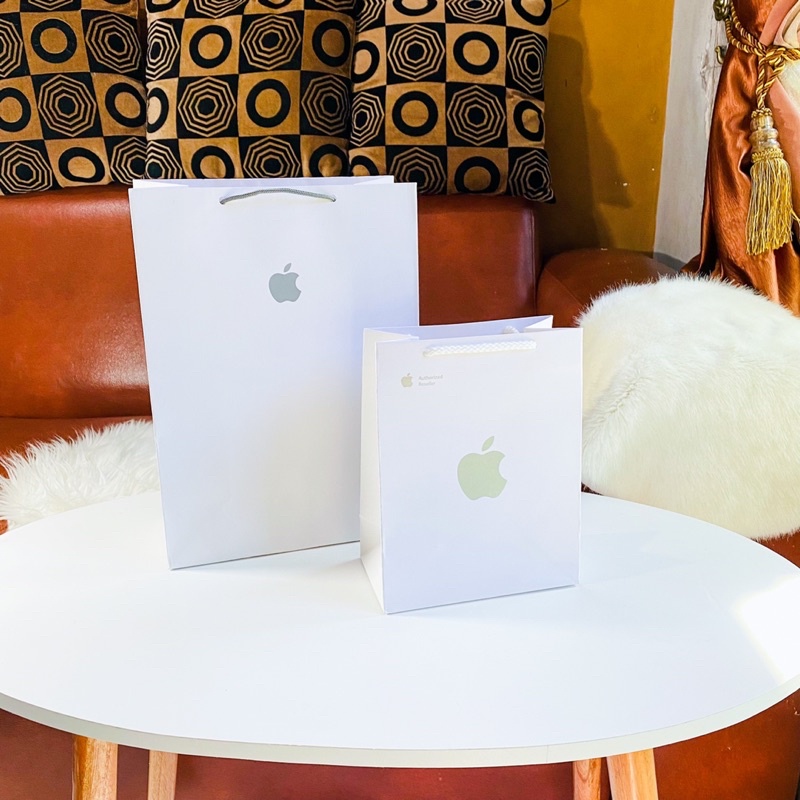 Paperbag Apple Gift Wrapping Hampers Paper Bag Iphone | Shopee Philippines