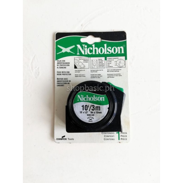 Original NICHOLSON Tape Measure Powerlock (3 meters) | Shopee Philippines