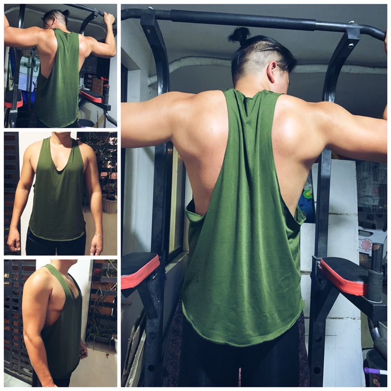 OVERSIZED MUSCLE STRINGER SANDO BREATHABLE AND SOFT | Shopee Philippines