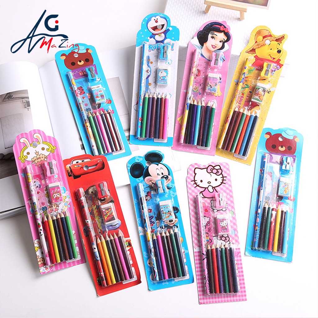 10 in 1 stationery set school set school supplies Small Pack Best Kids ...